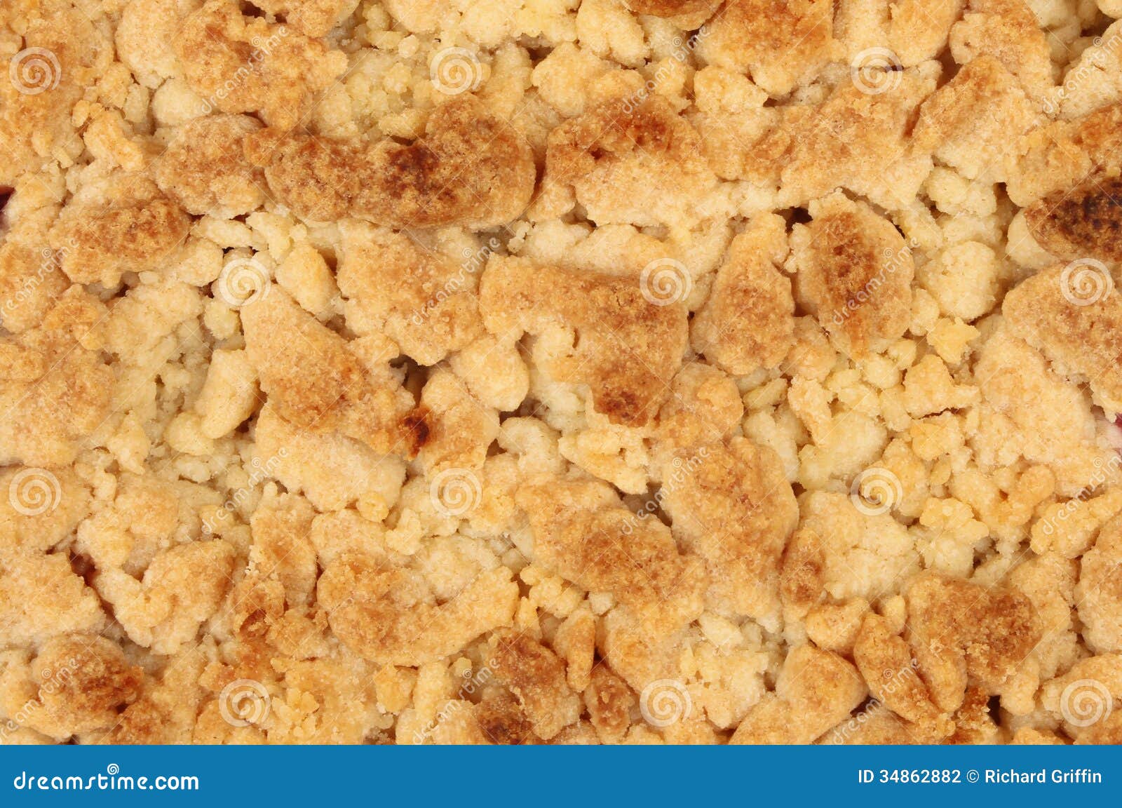 Crumble stock photo. Image of texture, dessert, baked - 34862882