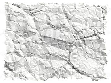 Crumbled paper stock illustration. Illustration of crumple - 1009523