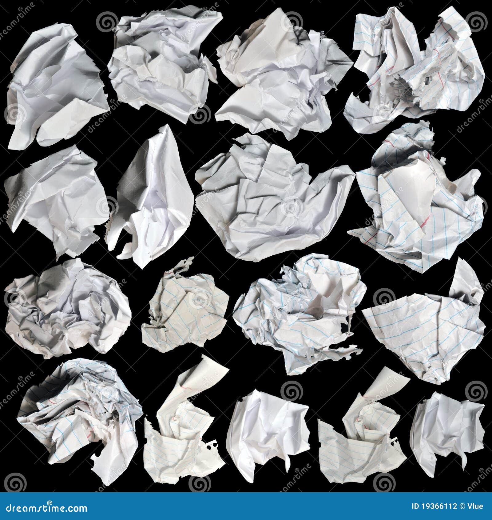 Crumbled Paper stock photo. Image of crumble, krinkle - 19366112