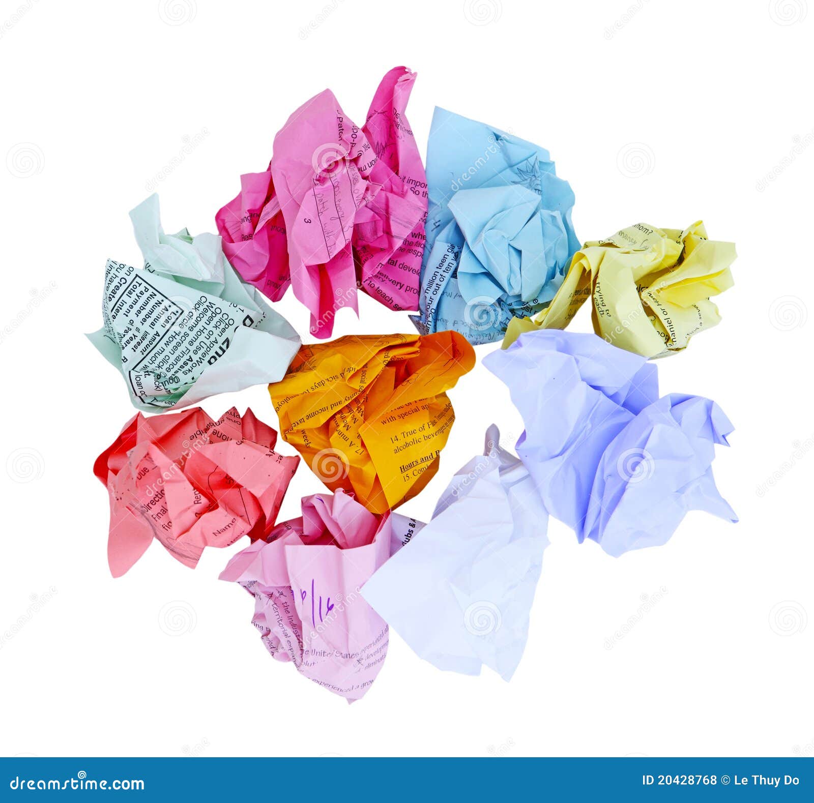 Crumbled Paper stock photo. Image of isolated, texture - 20428768