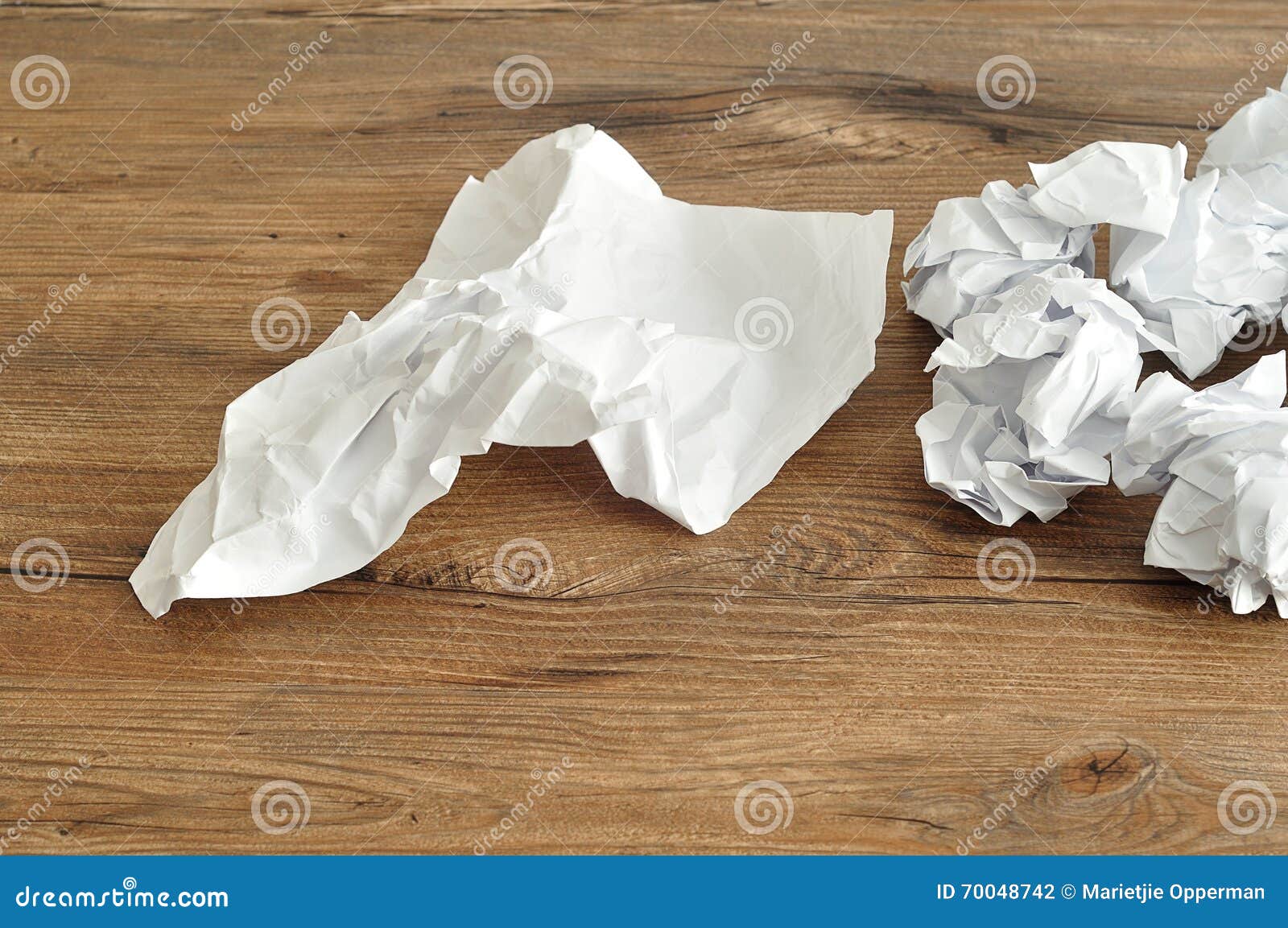Crumbled paper stock photo. Image of document, blank - 70048742
