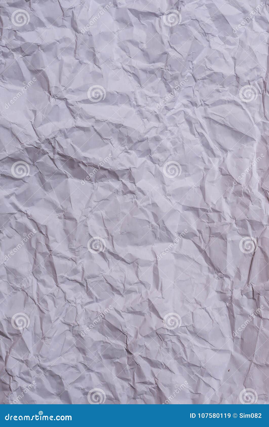 Crumbled paper sheet stock image. Image of design, texture - 107580119