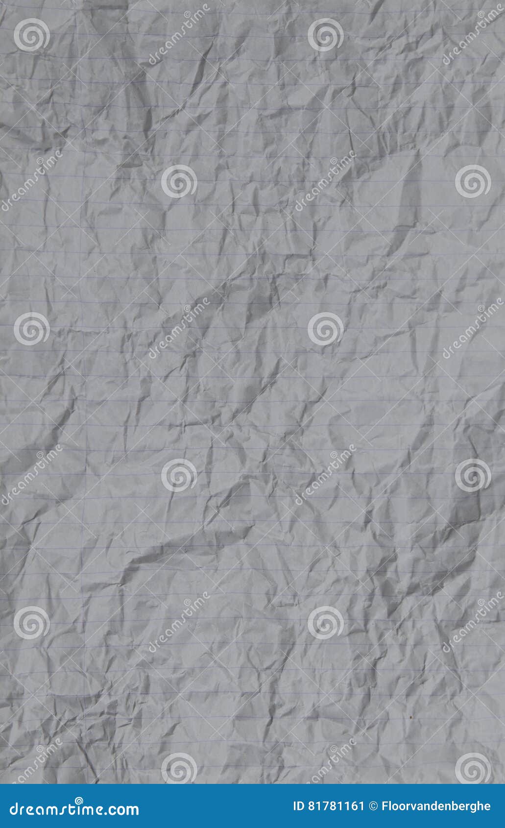 Crumbled School Paper Texture with Lines Stock Image - Image of notepad ...