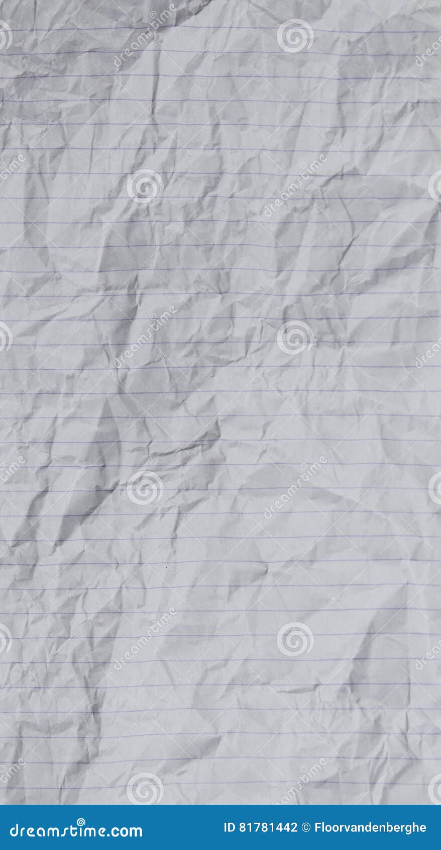 Crumbled School Paper Texture with Lines Stock Photo - Image of square ...