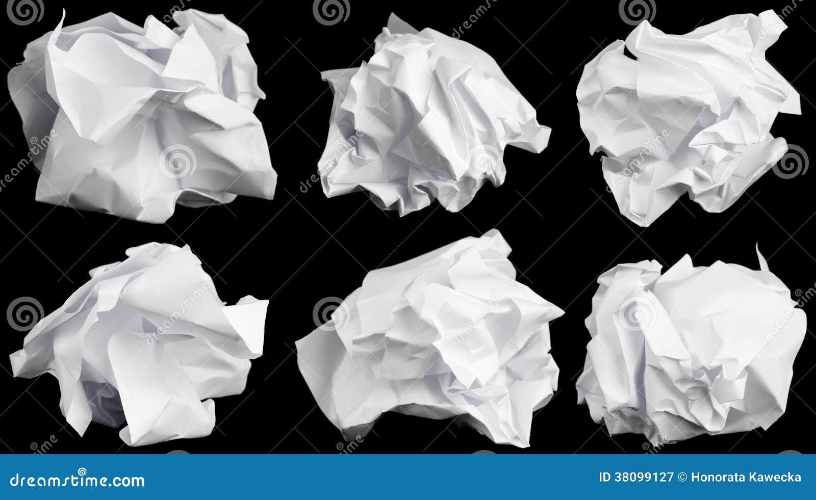 Crumbled up paper. stock image. Image of garbage, crumple - 38099127