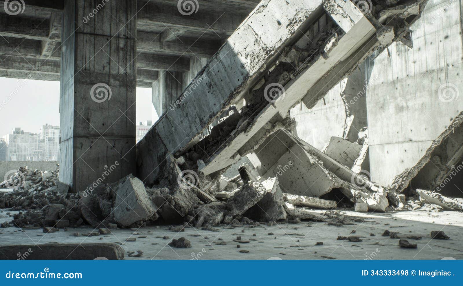 Crumbling Concrete Wall Royalty-Free Stock Photo | CartoonDealer.com ...