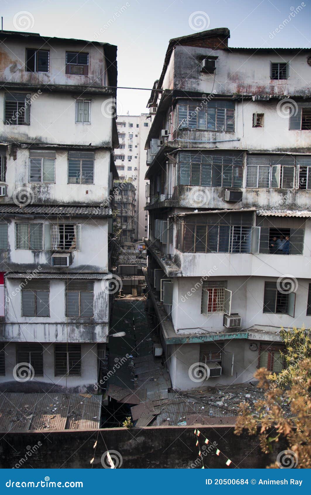 Crumbling Sheds And A Cabin Royalty-Free Stock Photography ...