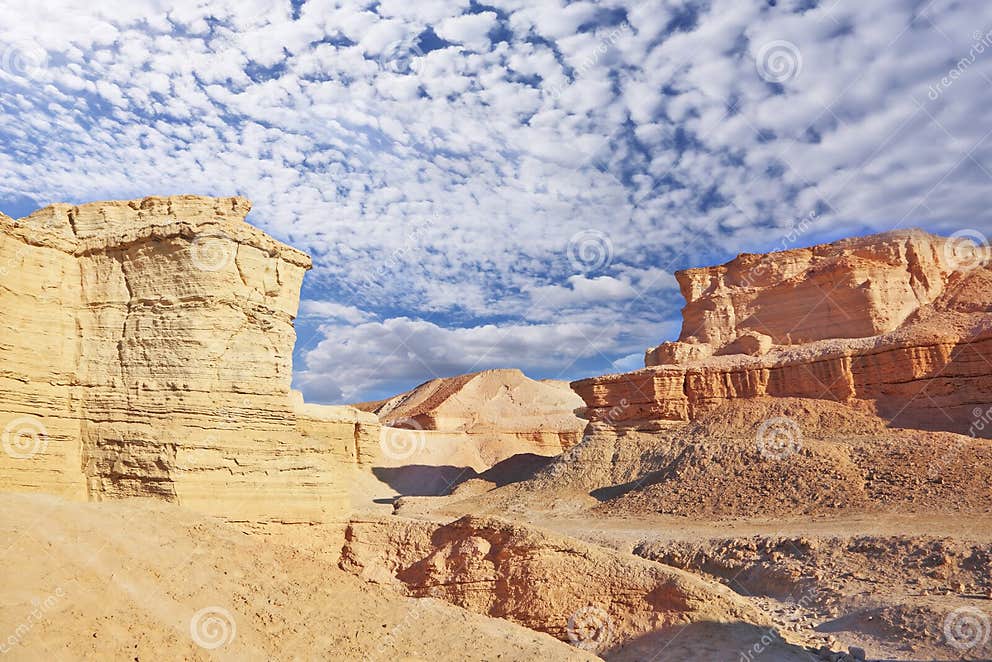 The Crumbling Mountains of Various Forms Stock Photo - Image of sand ...
