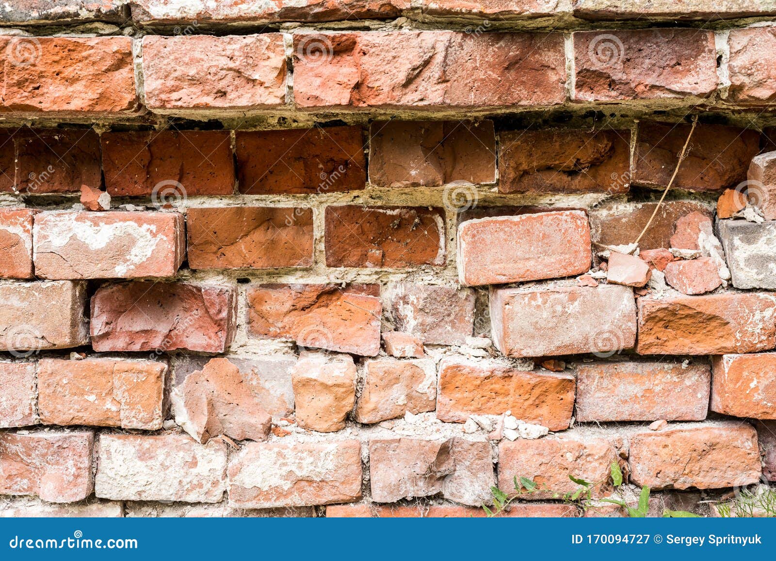 Crumbling Brick Wall Texture