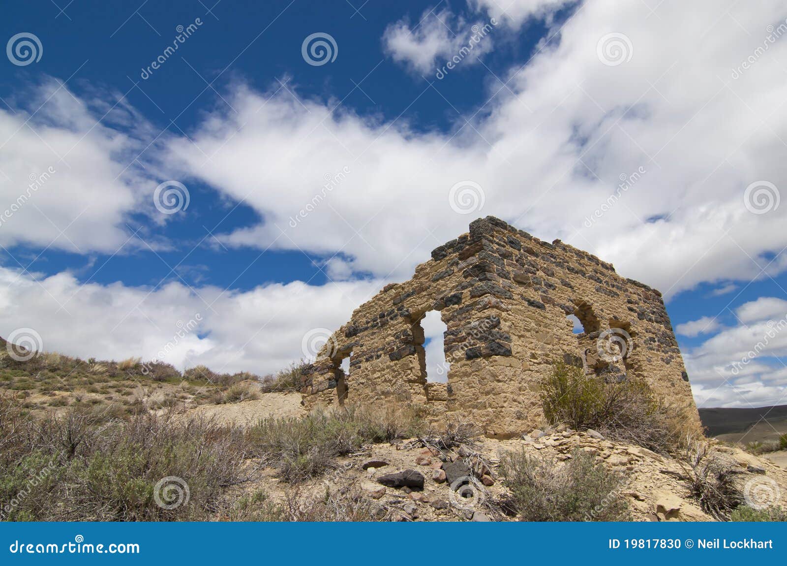Crumbling Ruin of a Bank stock photo. Image of house - 19817830