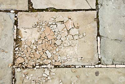 Crumbling Sidewalk Background Stock Photo - Image of crumbling ...