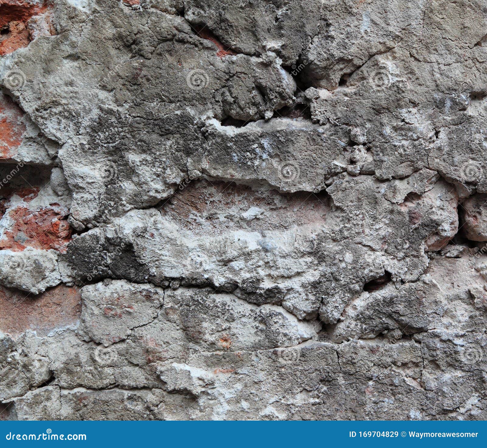 Crumbling Wall stock image. Image of detail, construction - 169704829