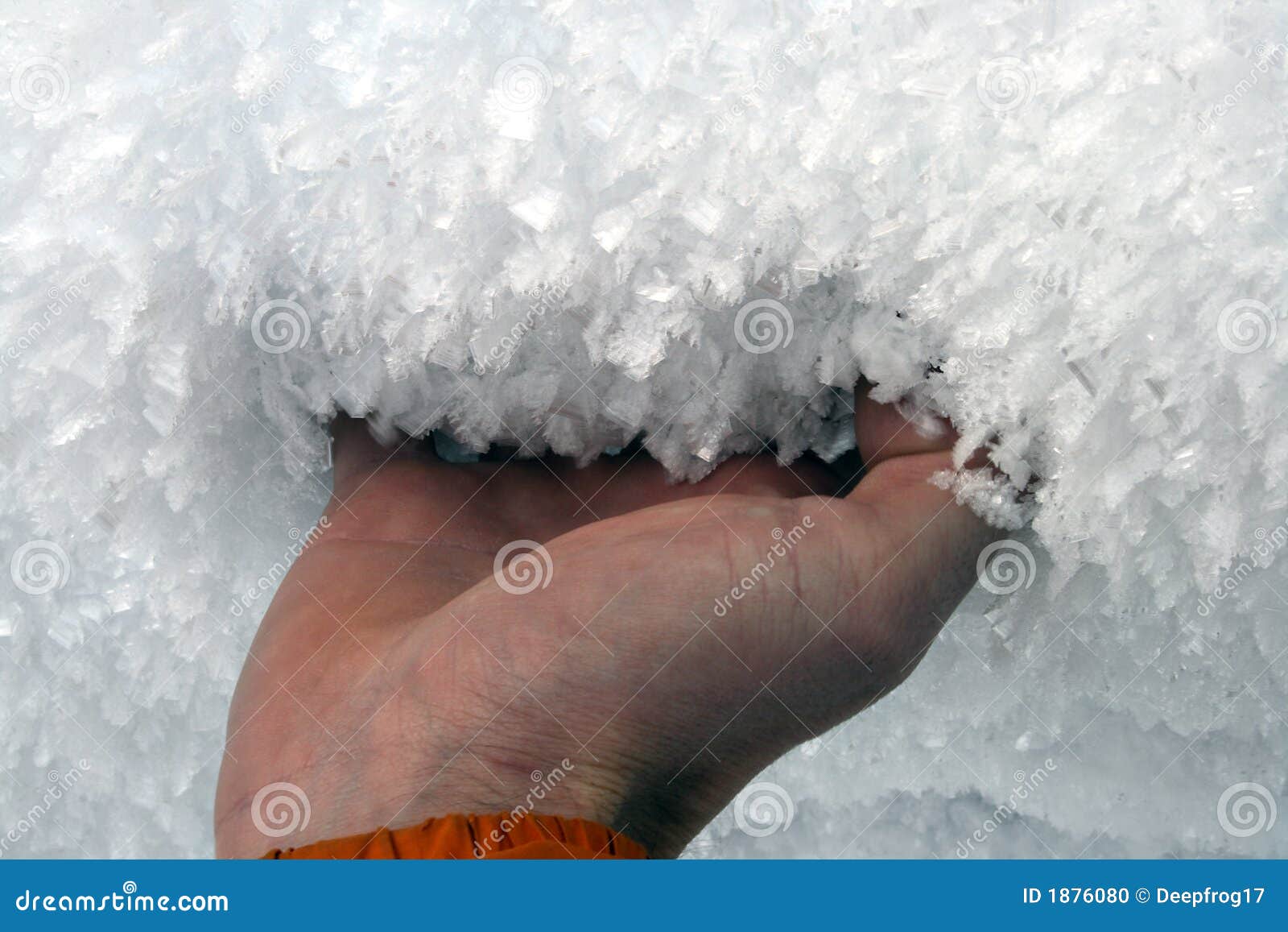 Crumbly Snow Called Surface Hoar Picture. Image: 1876080
