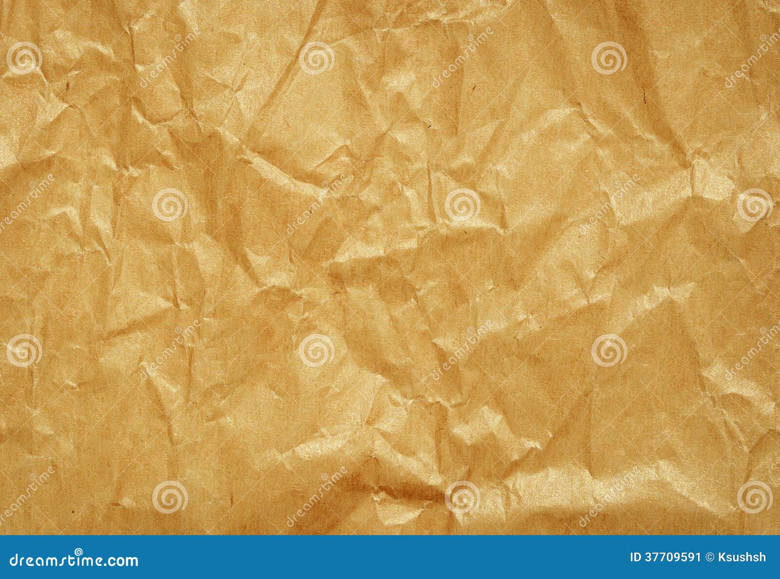 Crumped craft paper stock image. Image of craft, crumpled - 37709591