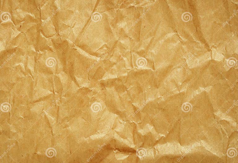 Crumped craft paper stock image. Image of craft, crumpled - 37709591