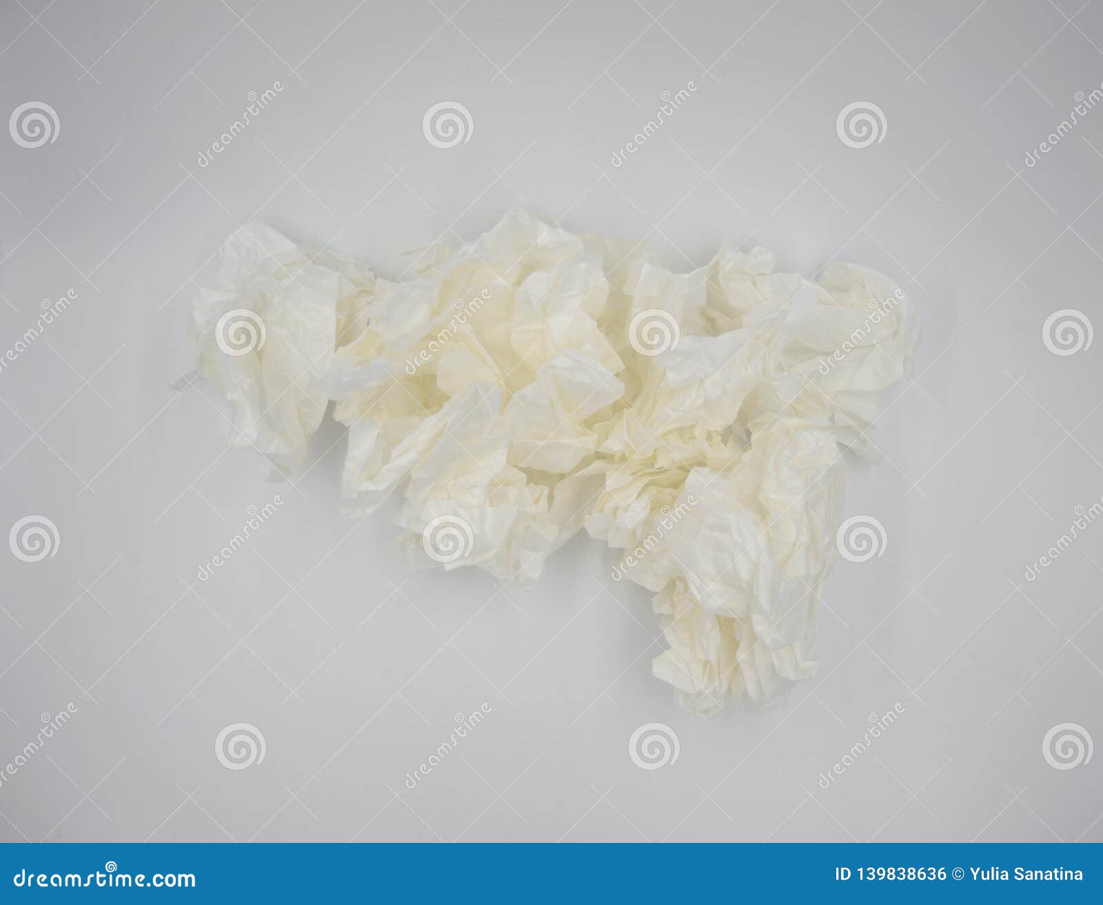 Crumped Wax Paper White Background Stock Photo - Image of grain ...