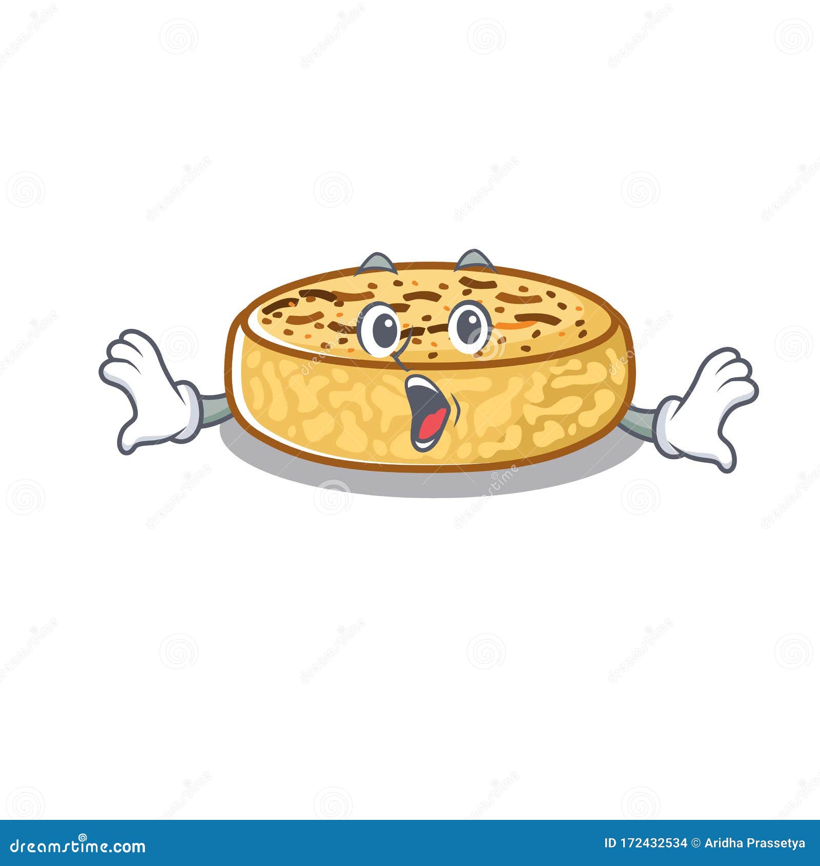 Crumpets Mascot Design Concept with a Surprised Gesture Stock Vector ...