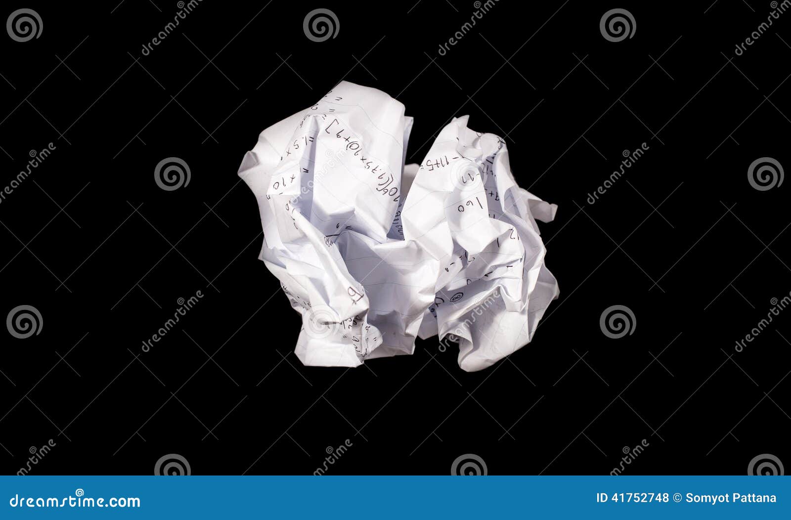 Crumple paper stock photo. Image of crumple, isolated - 41752748