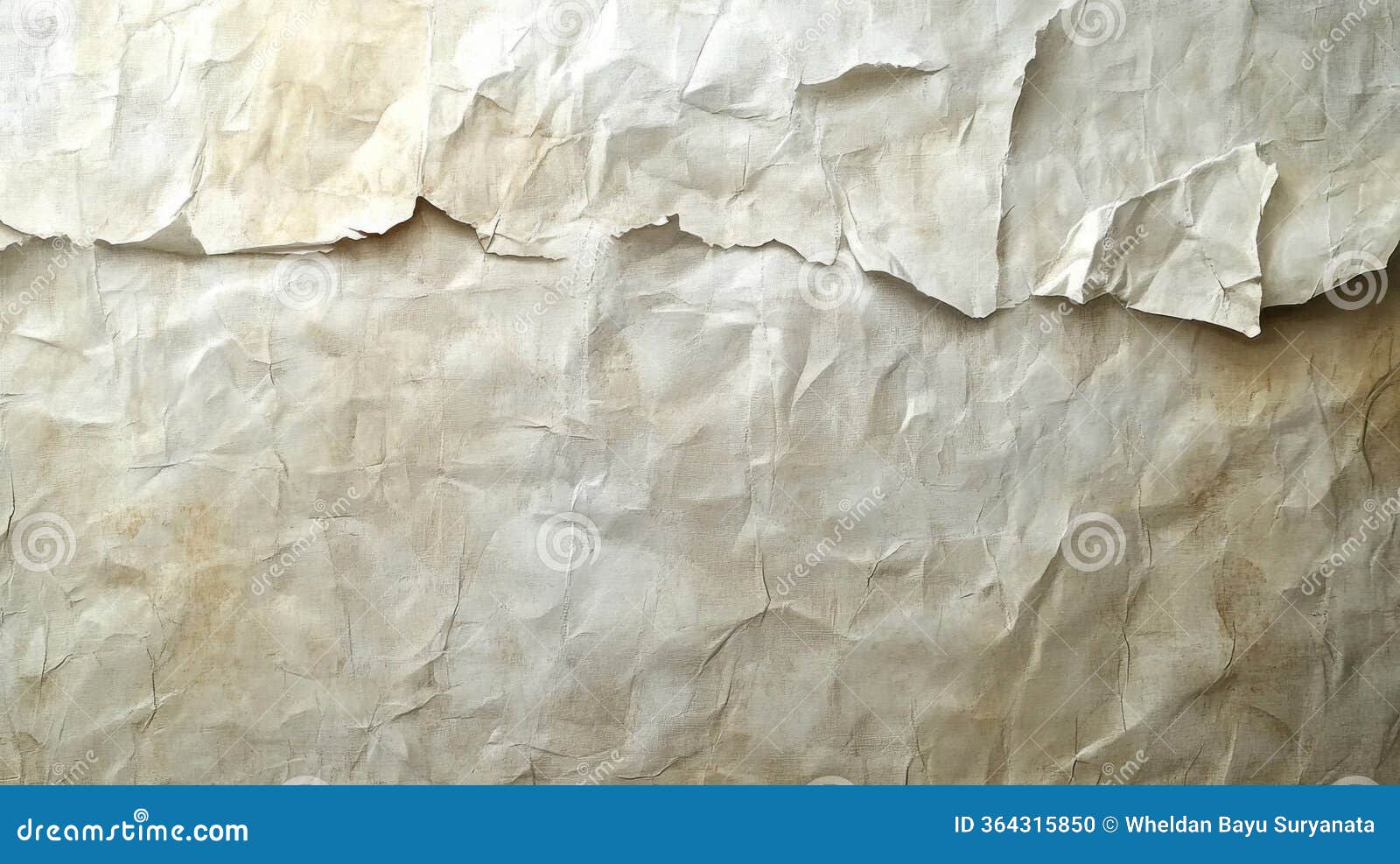 Crumpled, Aged, And Stained Paper Texture Stock Photo | CartoonDealer ...