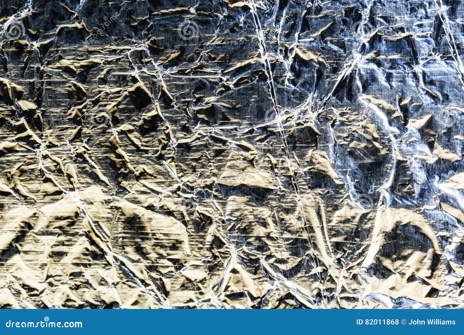 Crumpled Aluminum Tin Foil Surface Background Stock Photo - Image of ...