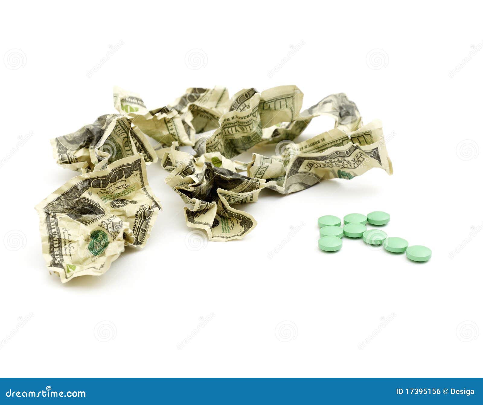 Crumpled american money stock photo. Image of banking - 17395156