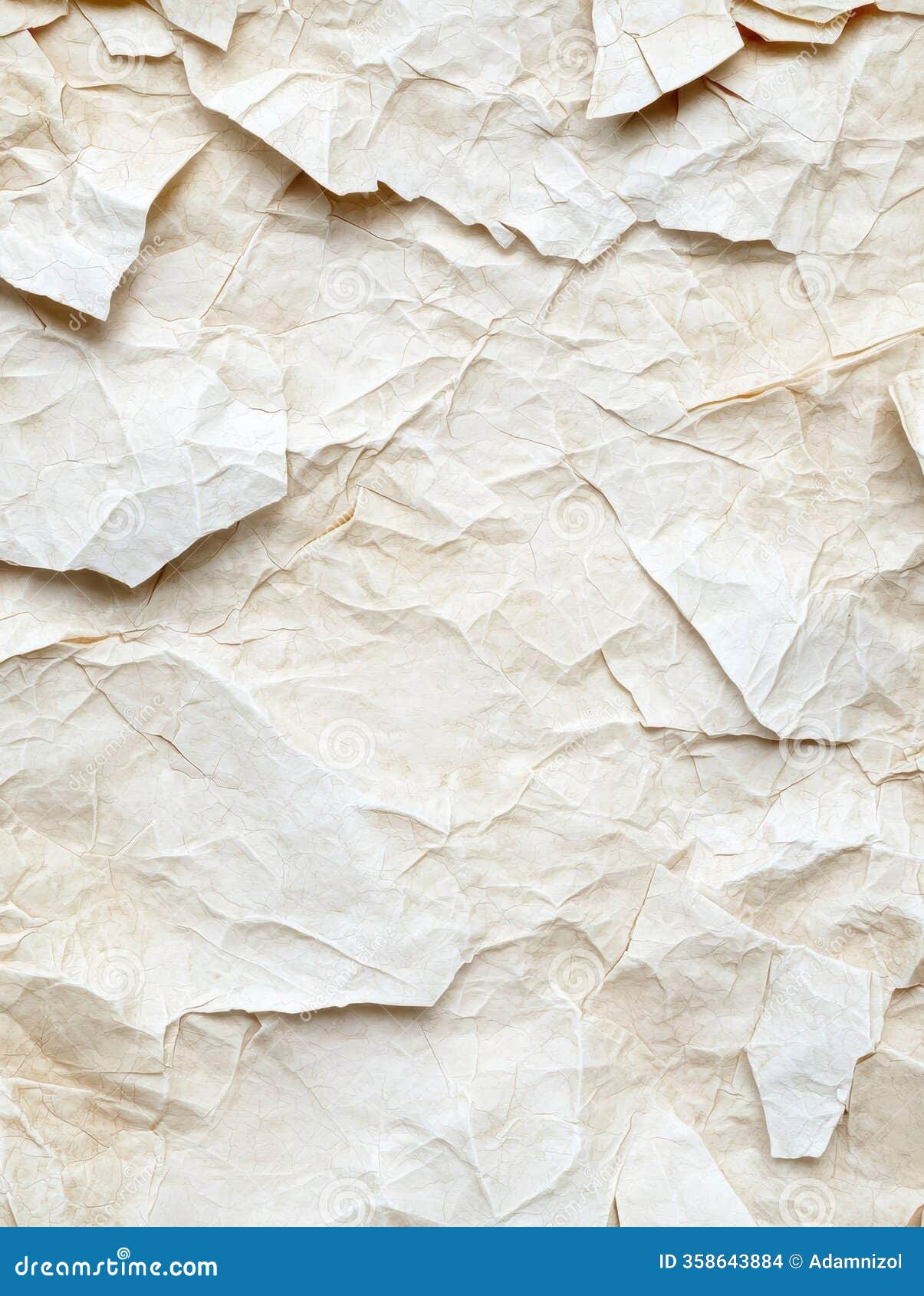 Crumpled Beige Paper Texture Background Royalty-Free Stock Photography ...