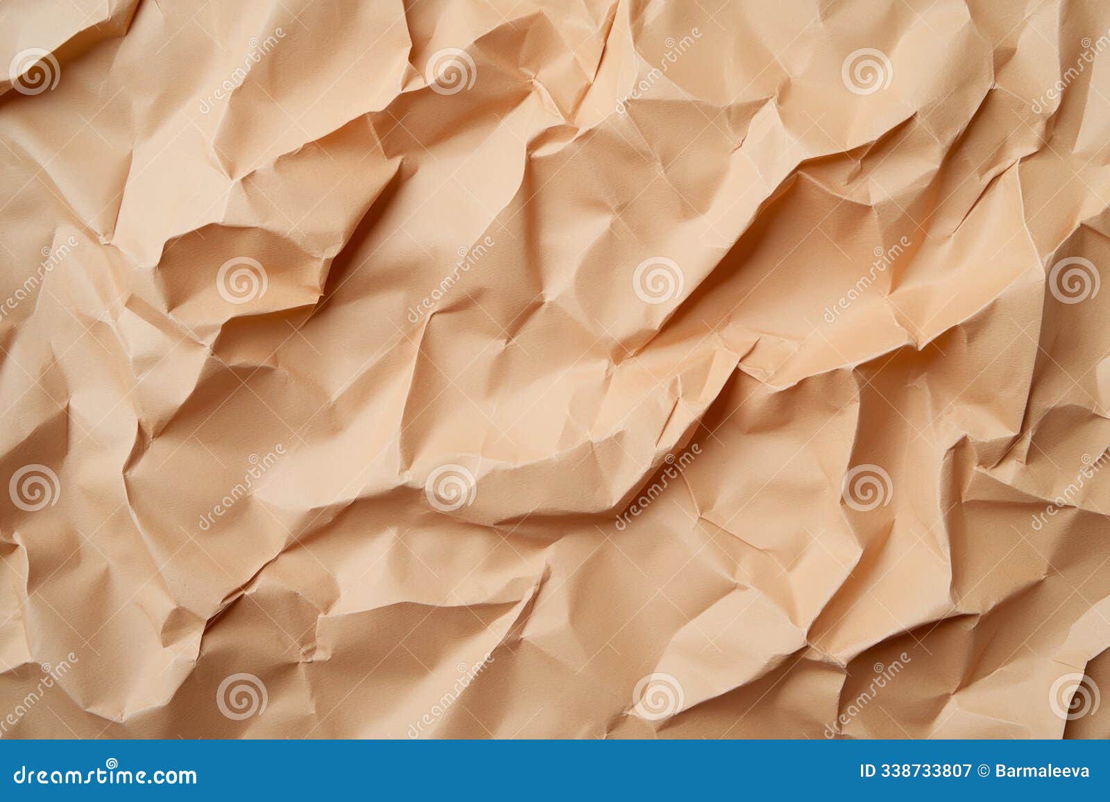 Crumpled Paper Texture with a Wrinkled and Folded Surface Stock Image ...