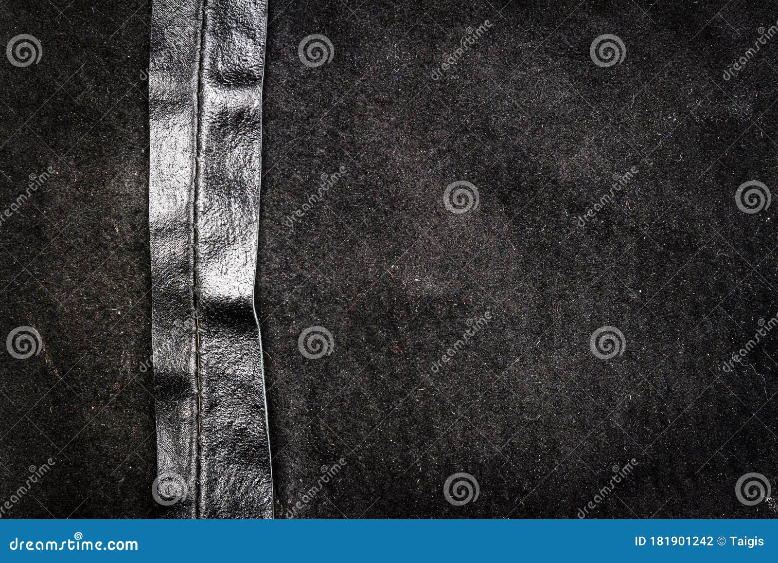 Black Leather Texture Background, Back Side Stock Photo - Image of ...