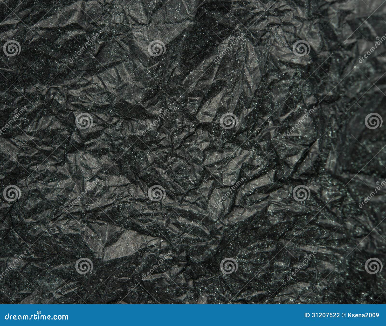 Crumpled Black Paper stock photo. Image of uneven, background - 31207522
