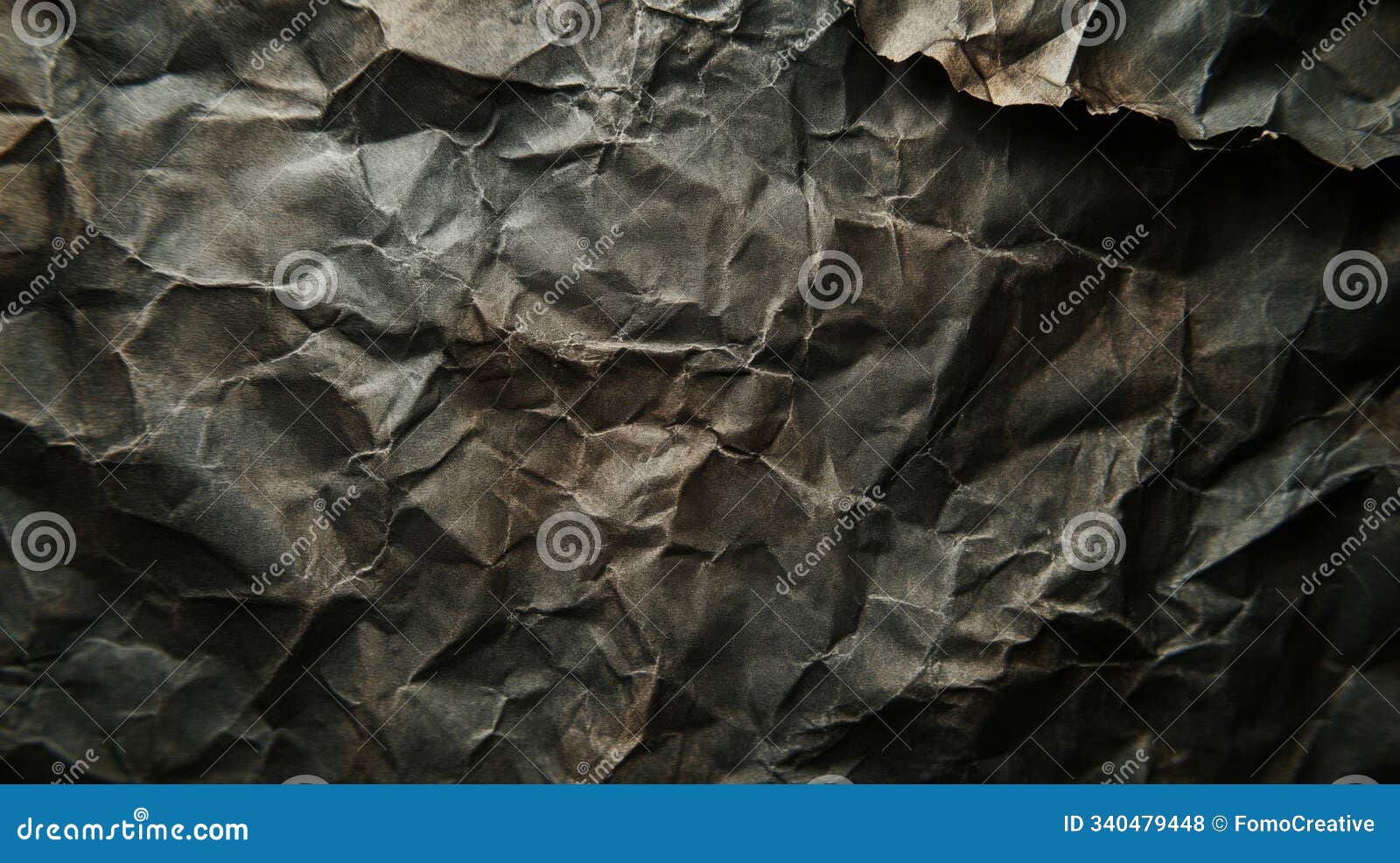 Crumpled Black Paper Texture Royalty-Free Stock Photography ...