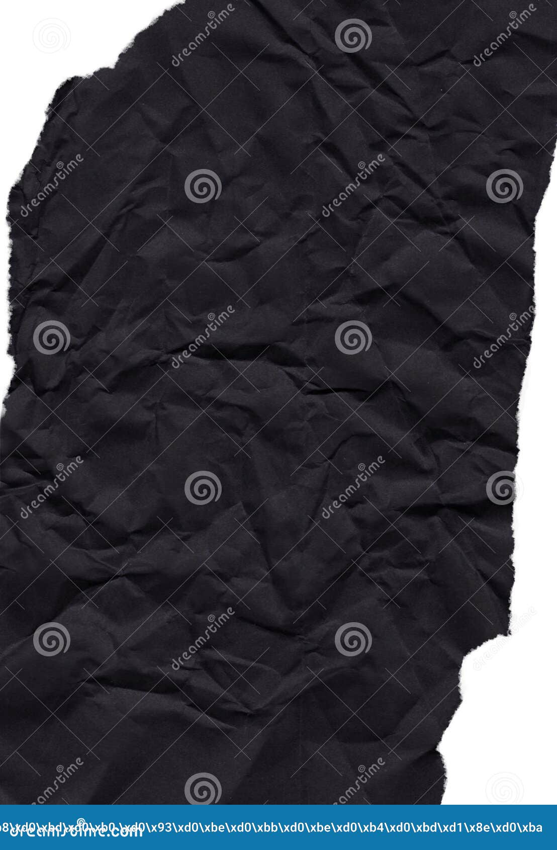 Crumpled Black Paper with Torn Edges Texture Stock Image - Image of ...