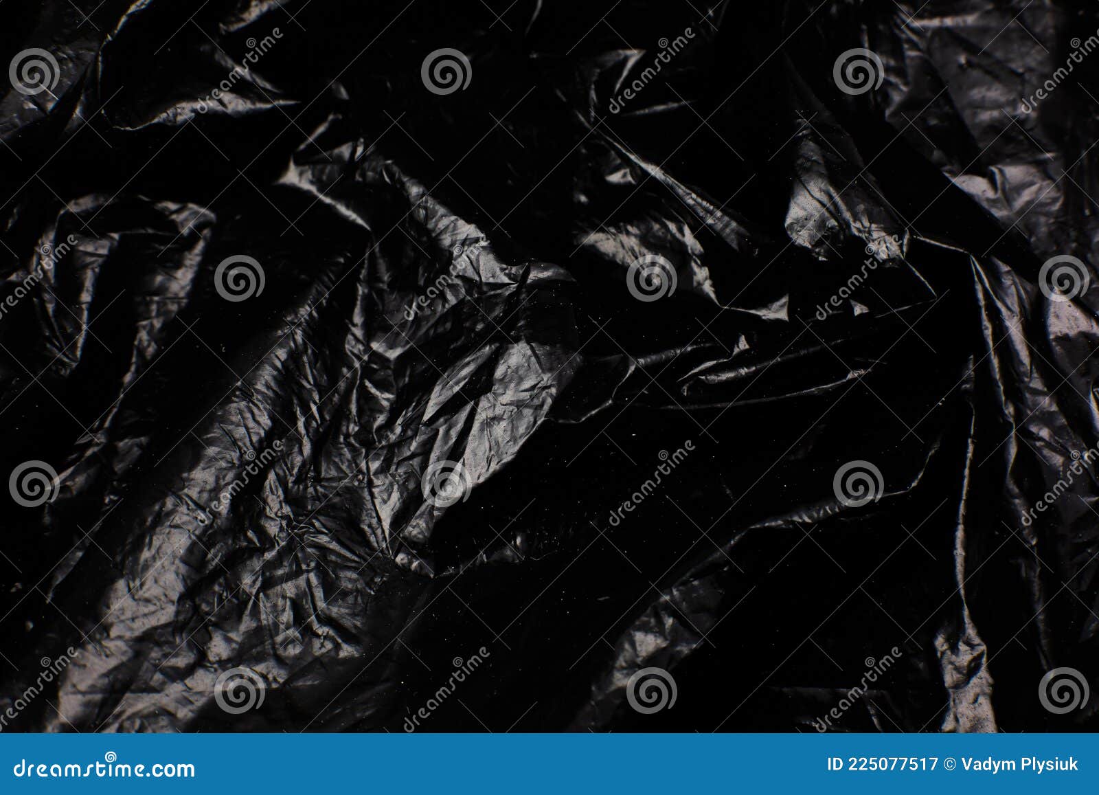 Glossy Black Plastic Texture
