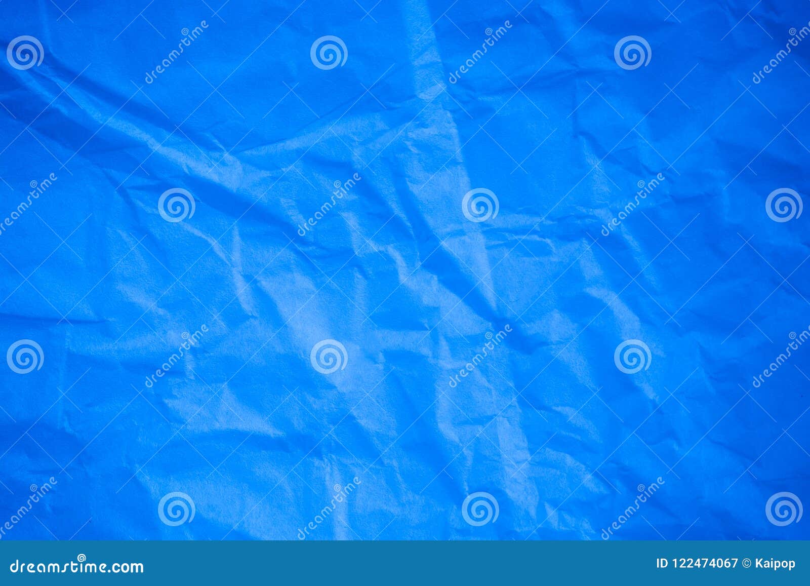 Crumpled Blue Paper Background. Stock Image - Image of cardboard ...