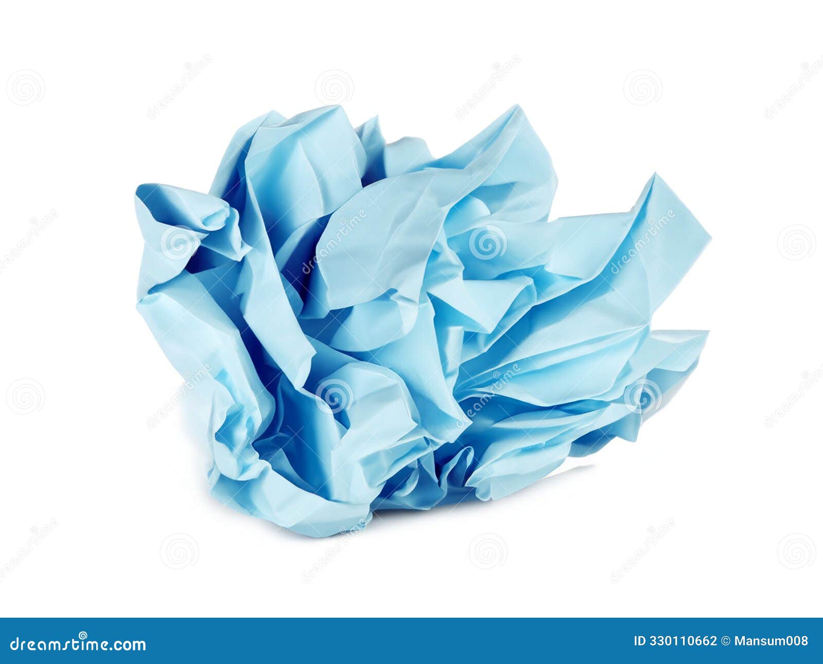 Crumpled Blue Polka Dot Fabric. Texture Royalty-Free Stock Photography ...