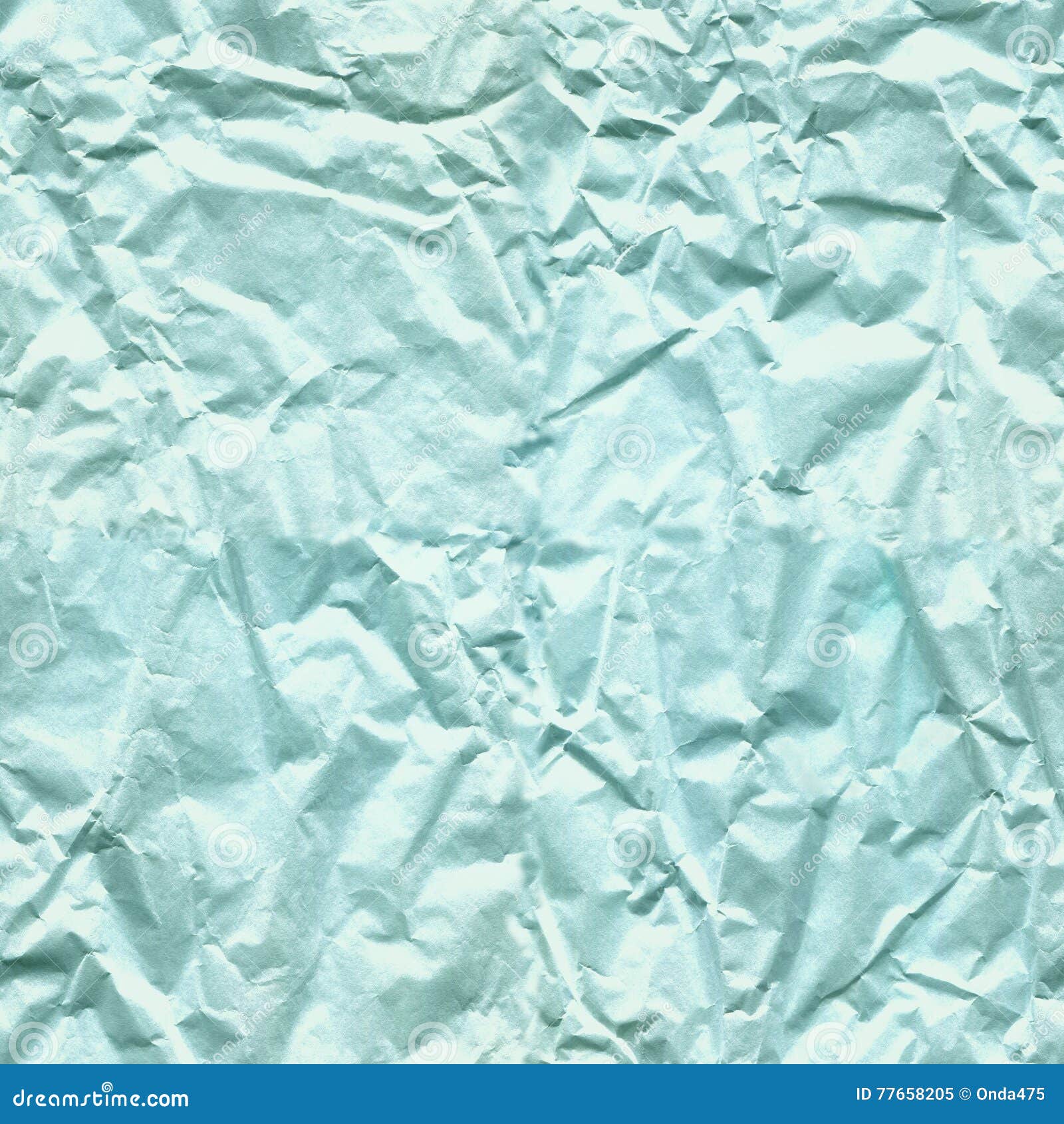 Crumpled Blue Vellum. Seamless Texture. Stock Image - Image of design ...