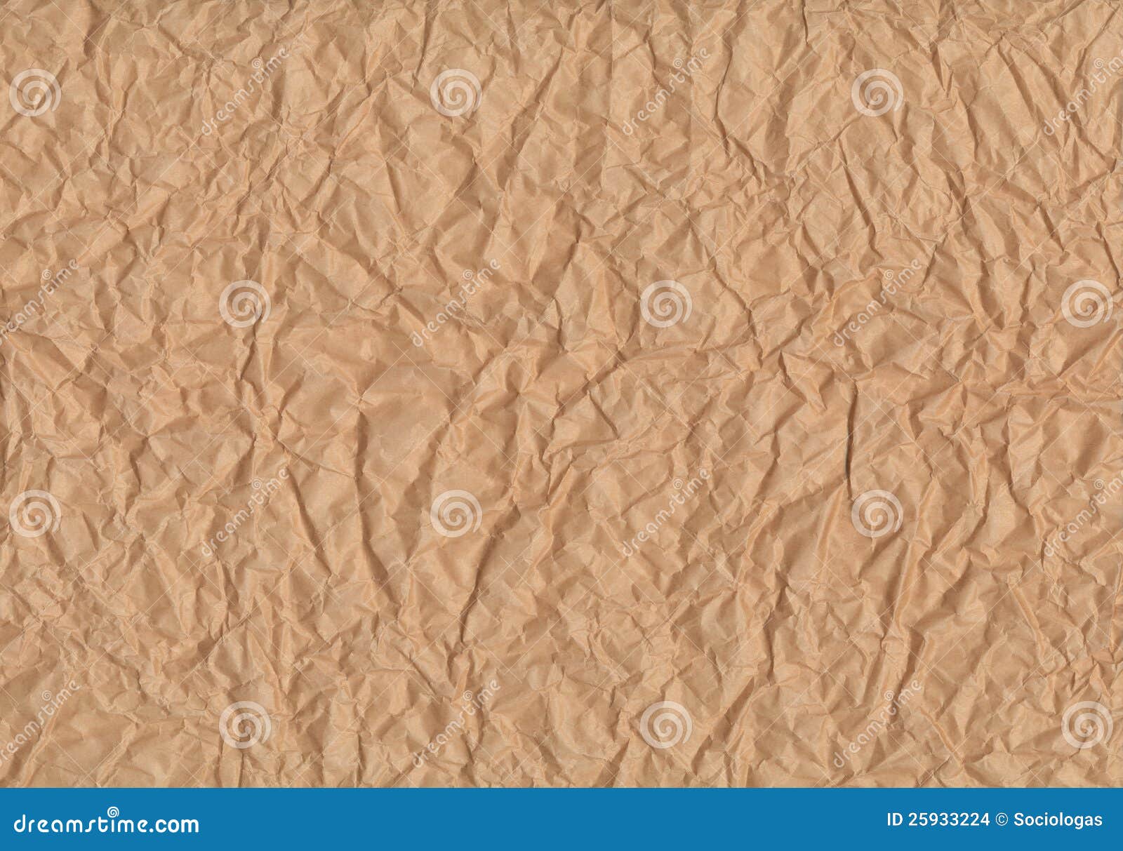 Crumpled brown paper stock photo. Image of recycled, ancient - 25933224