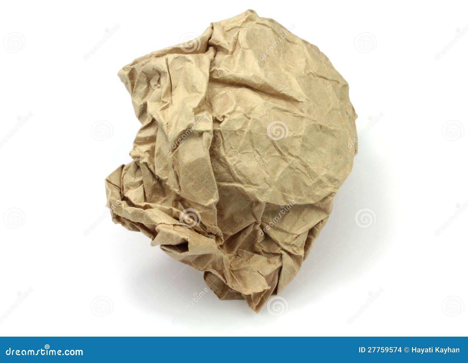 Crumpled brown paper stock photo. Image of antique, abstract - 27759574