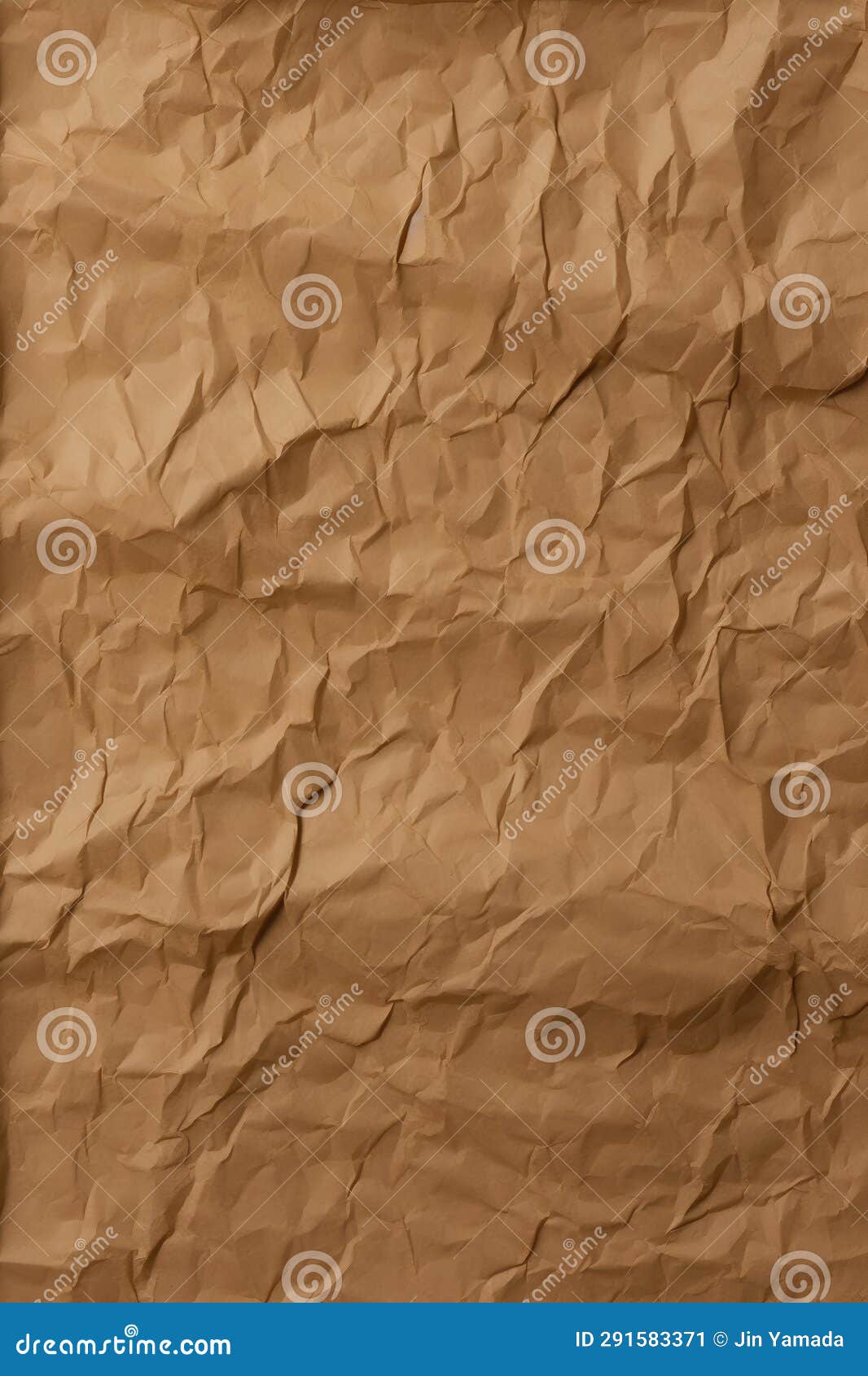 Crumpled Brown Paper Background. Seamless Square Texture Stock ...