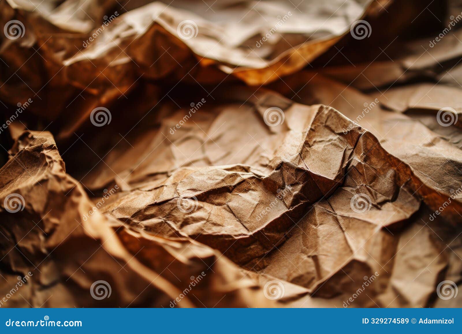 Crumpled Brown Paper Texture Background Stock Illustration ...