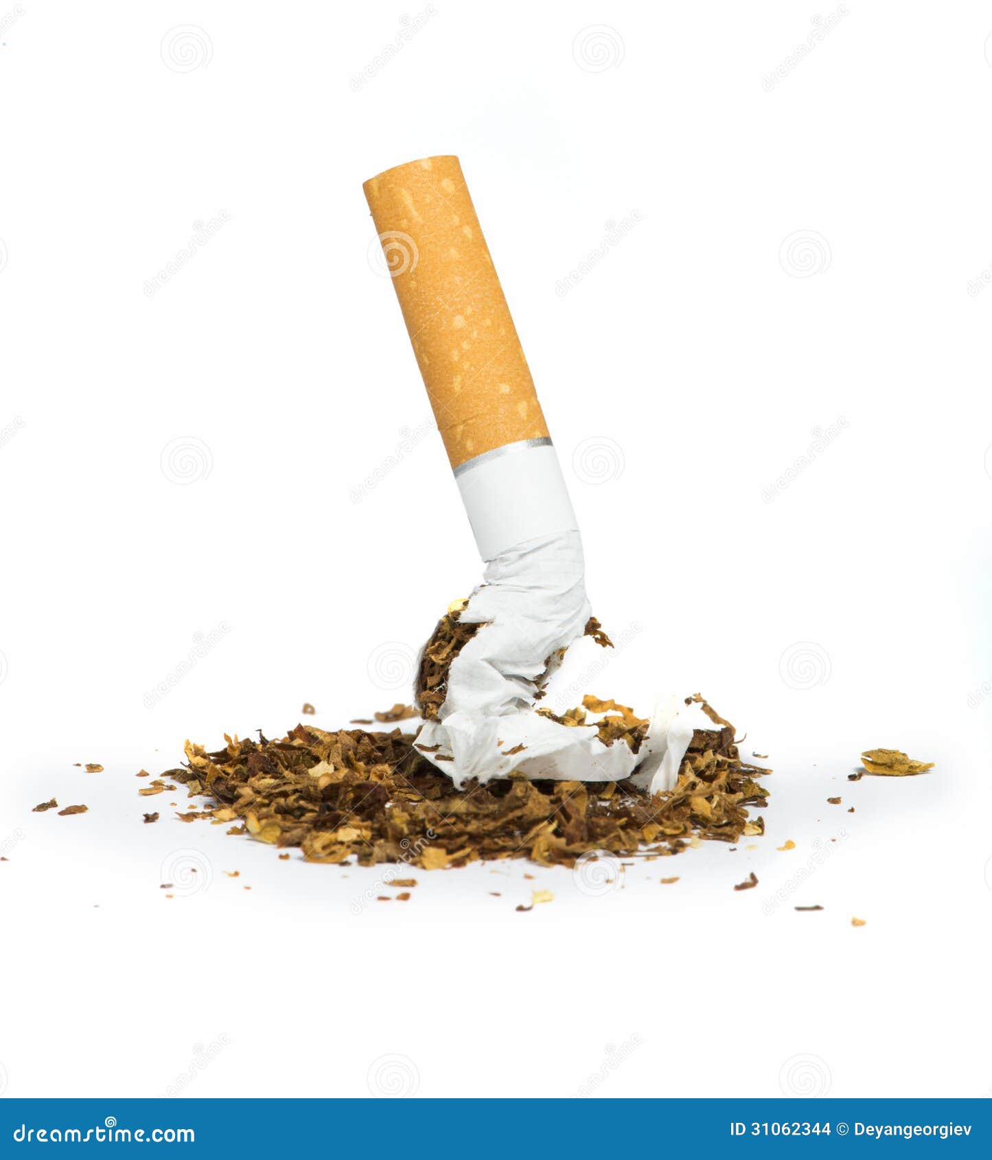 Crumpled cigarette stock photo. Image of white, smoking - 31062344