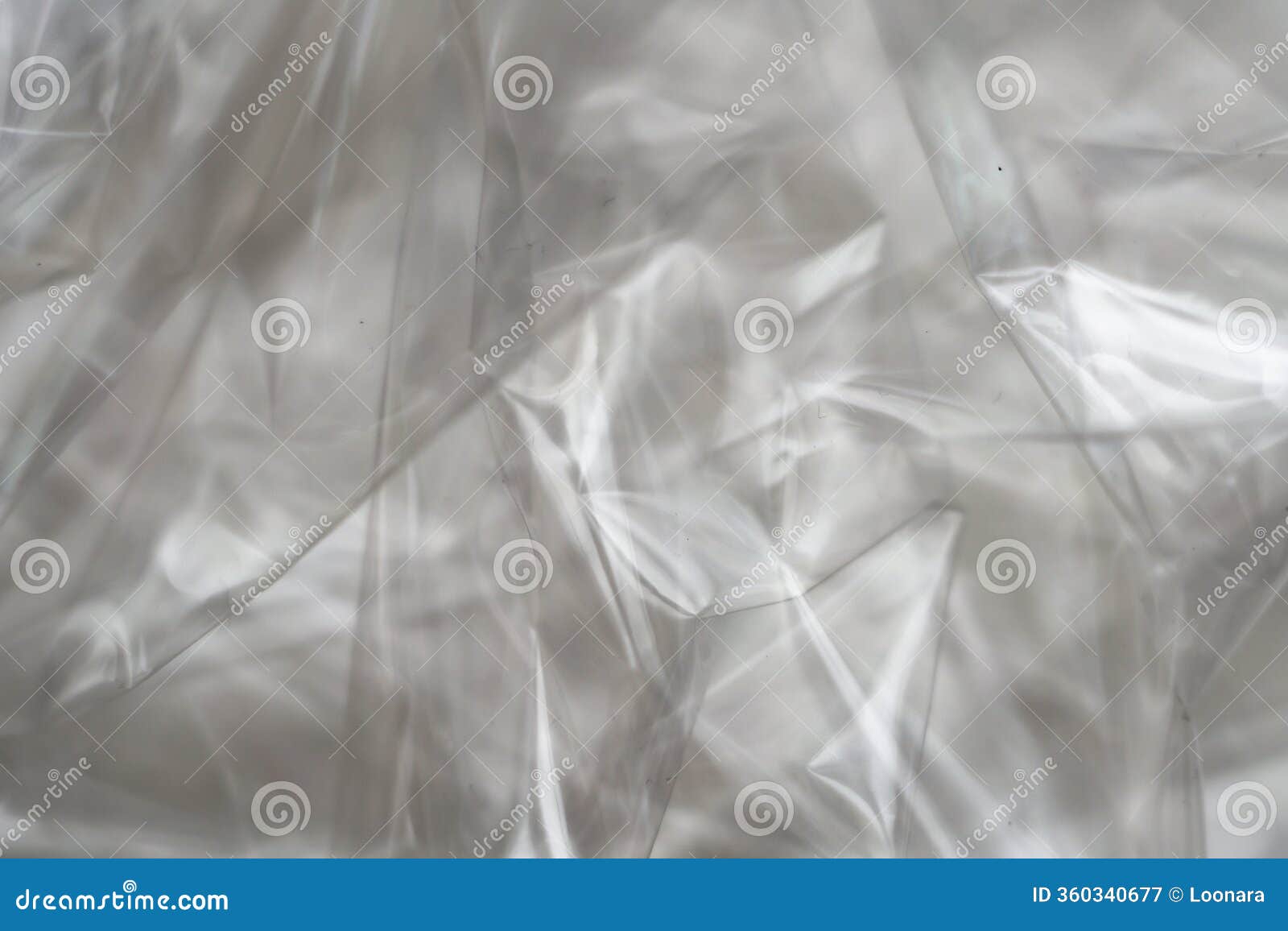 Crumpled Clear Plastic Background, Abstract Glossy Broken Surface ...