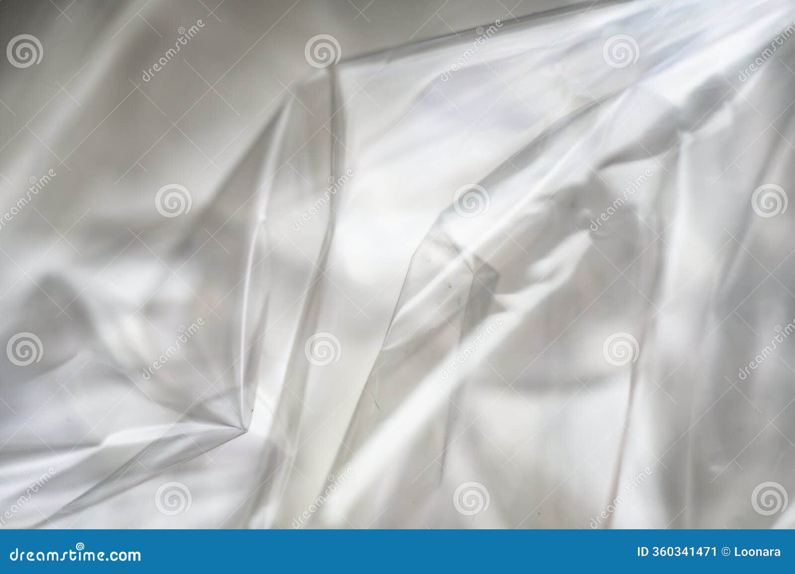 Crumpled Clear Plastic Background, Abstract Glossy Broken Surface ...