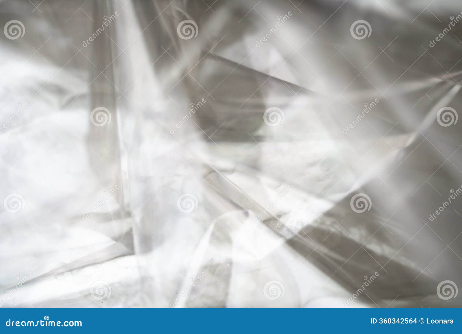 Crumpled Clear Plastic Background, Abstract Glossy Broken Surface ...