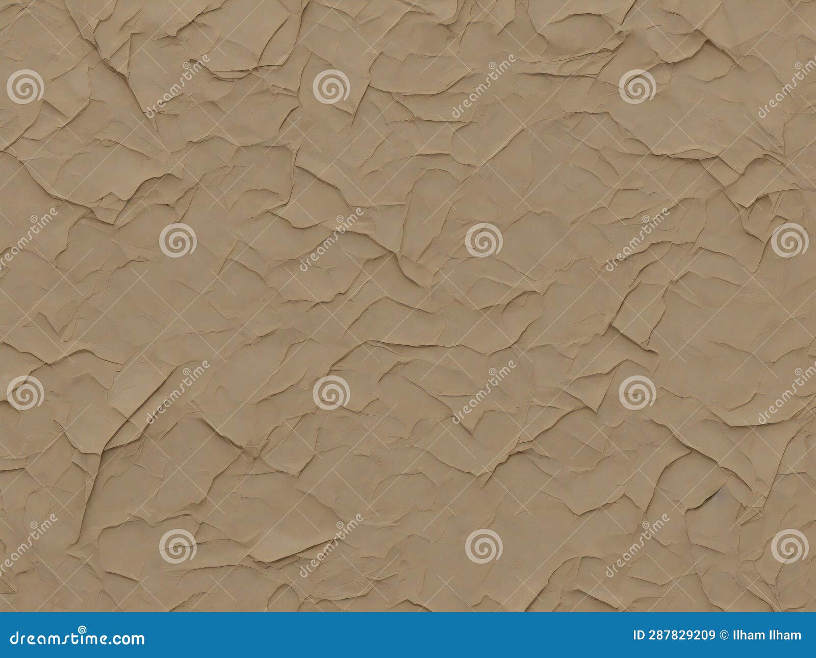 Aged and Crumpled Colored Parchment Paper Background Stock Illustration ...