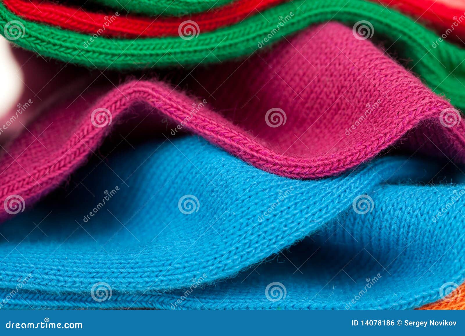 Crumpled Colorful Clothes Close-up Stock Photo - Image of funny, stack ...