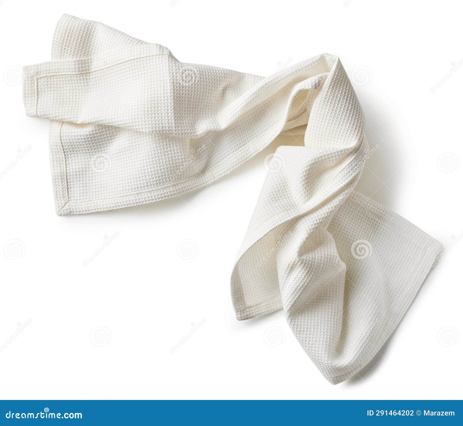 Crumpled cotton napkin stock photo. Image of dishcloth - 291464202