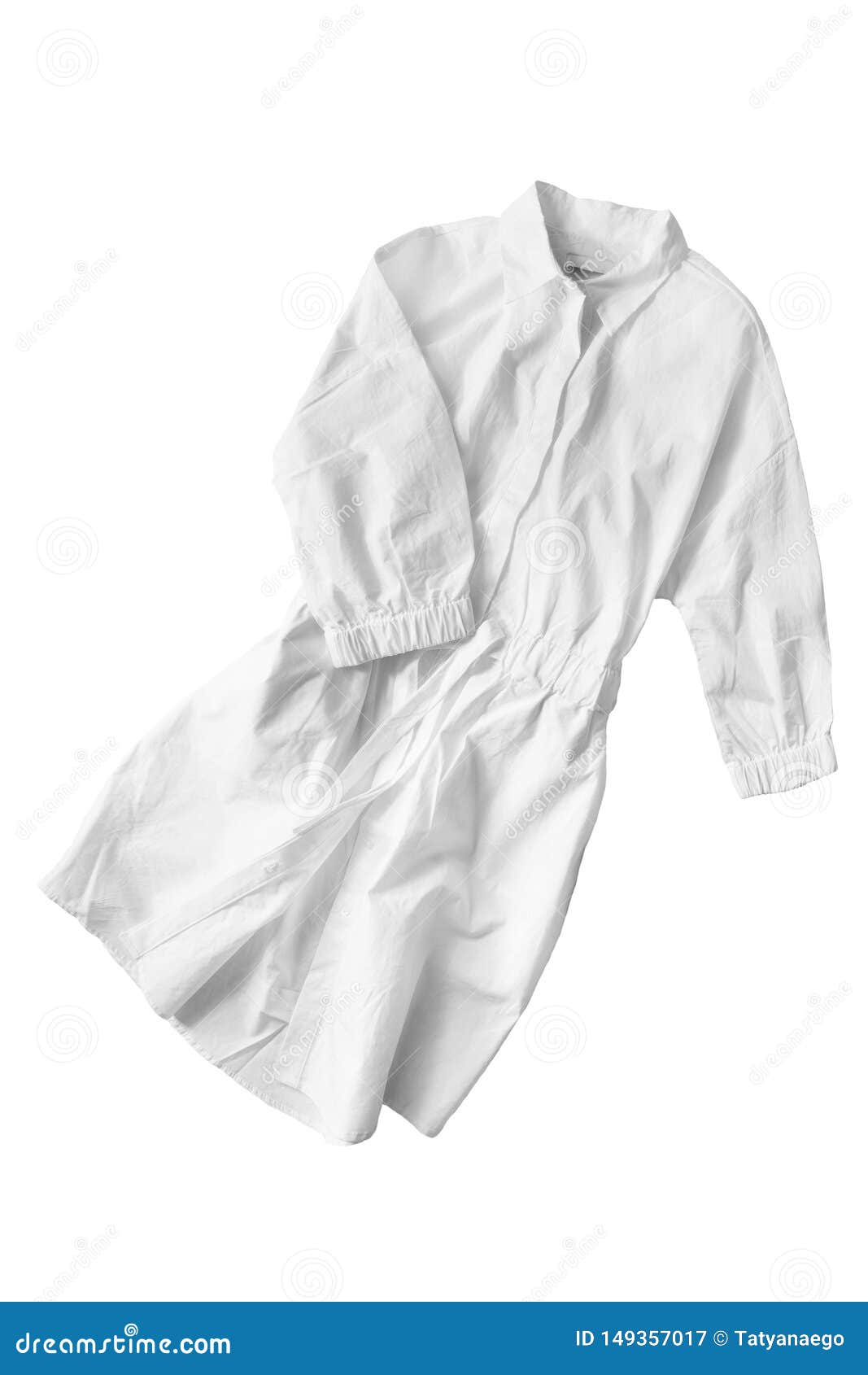 Crumpled dress isolated stock image. Image of fashion - 149357017