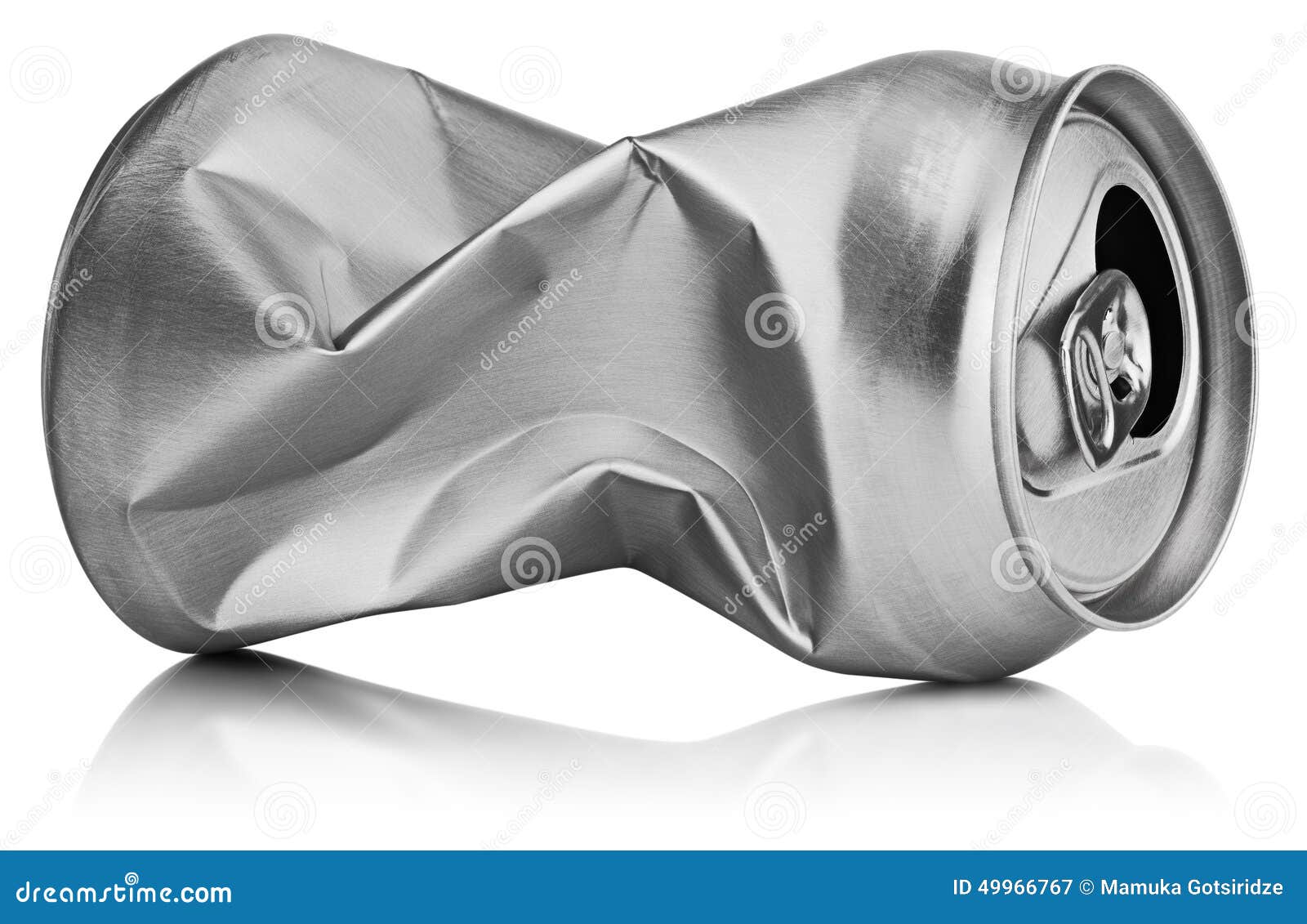 Crumpled empty can stock image. Image of aluminum, empty - 49966767