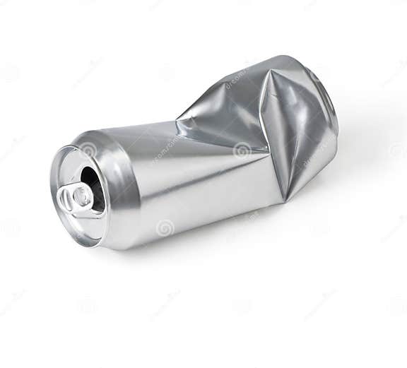 Crumpled empty can stock image. Image of cola, blank - 31711809