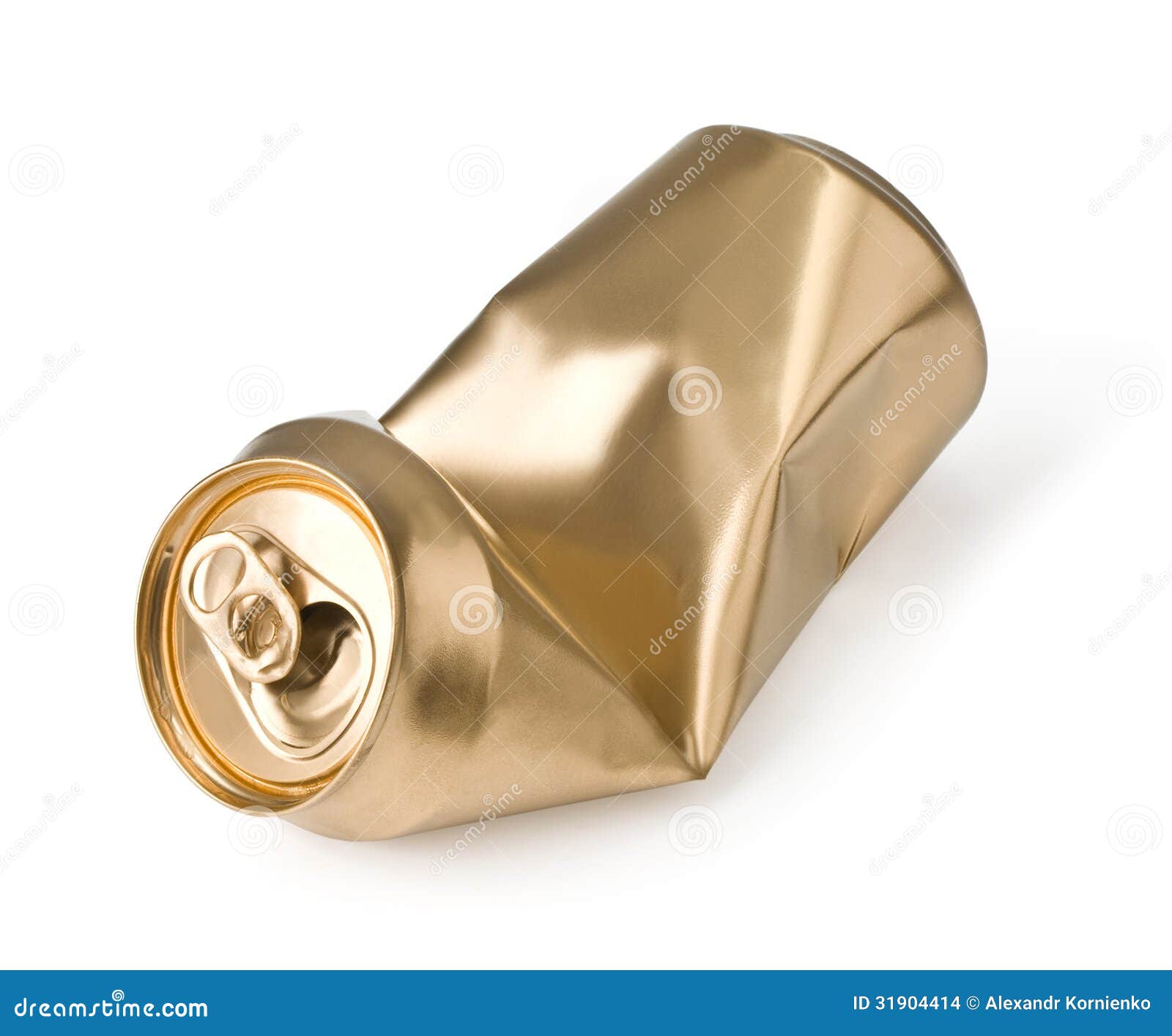 Crumpled empty can stock photo. Image of drink, container - 31904414